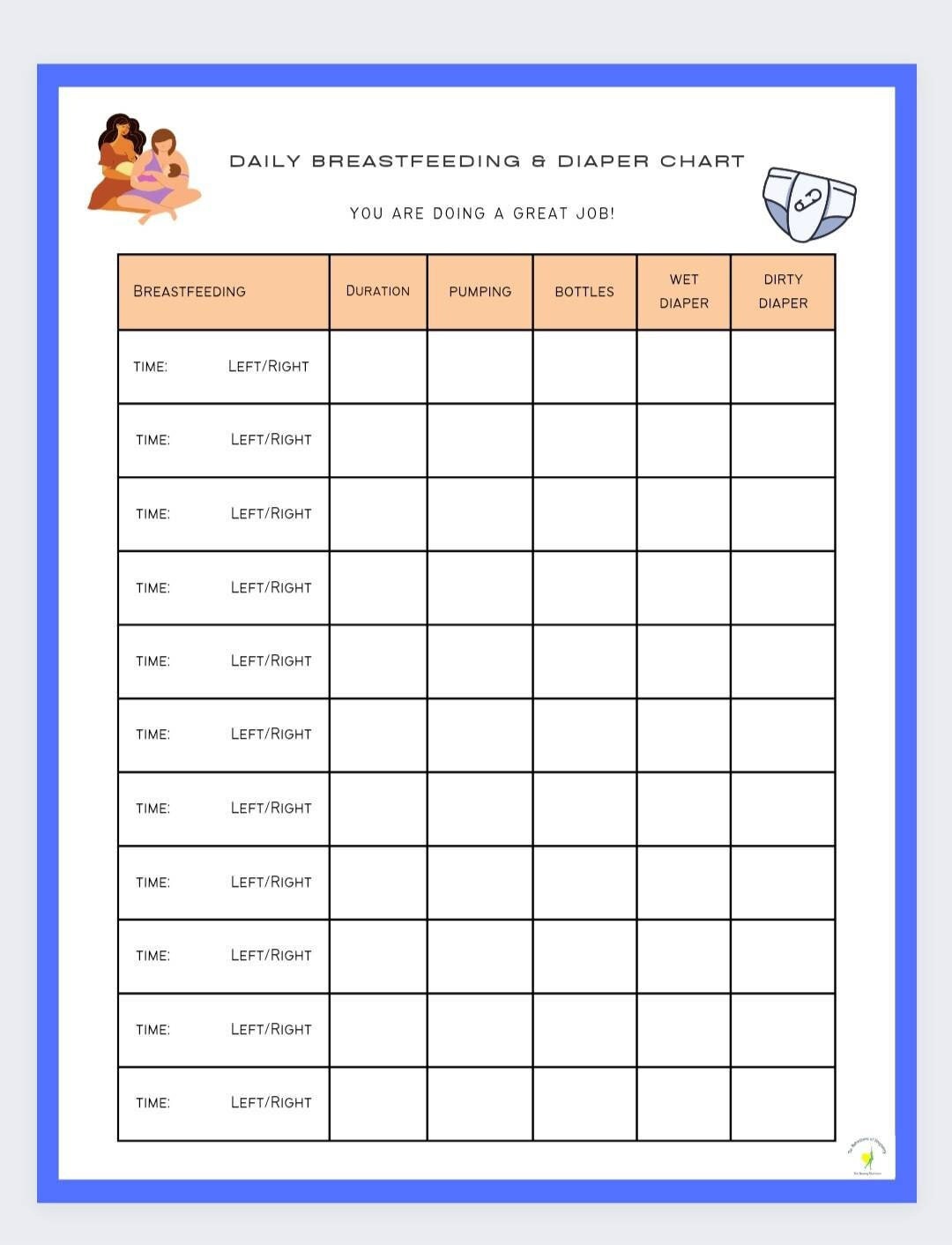 Easy to Use Newborn Digital Breastfeeding and Diaper Tracker ...