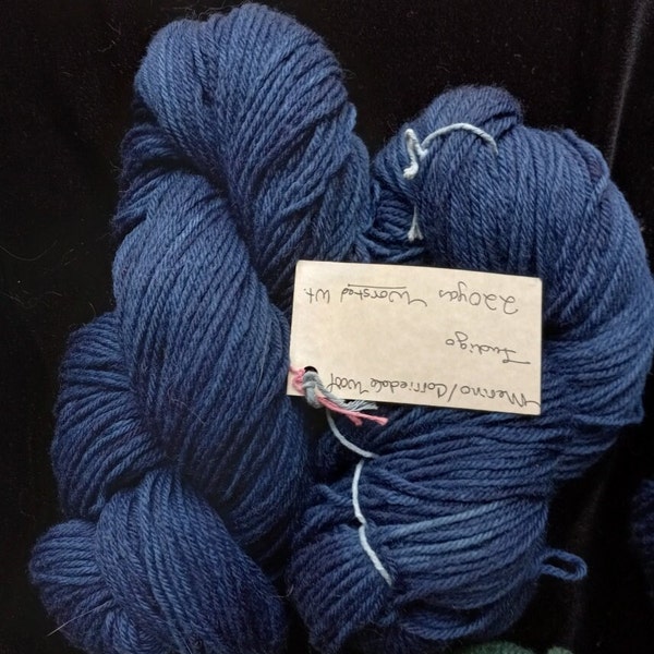 Indigo Dyed Yarn - Etsy