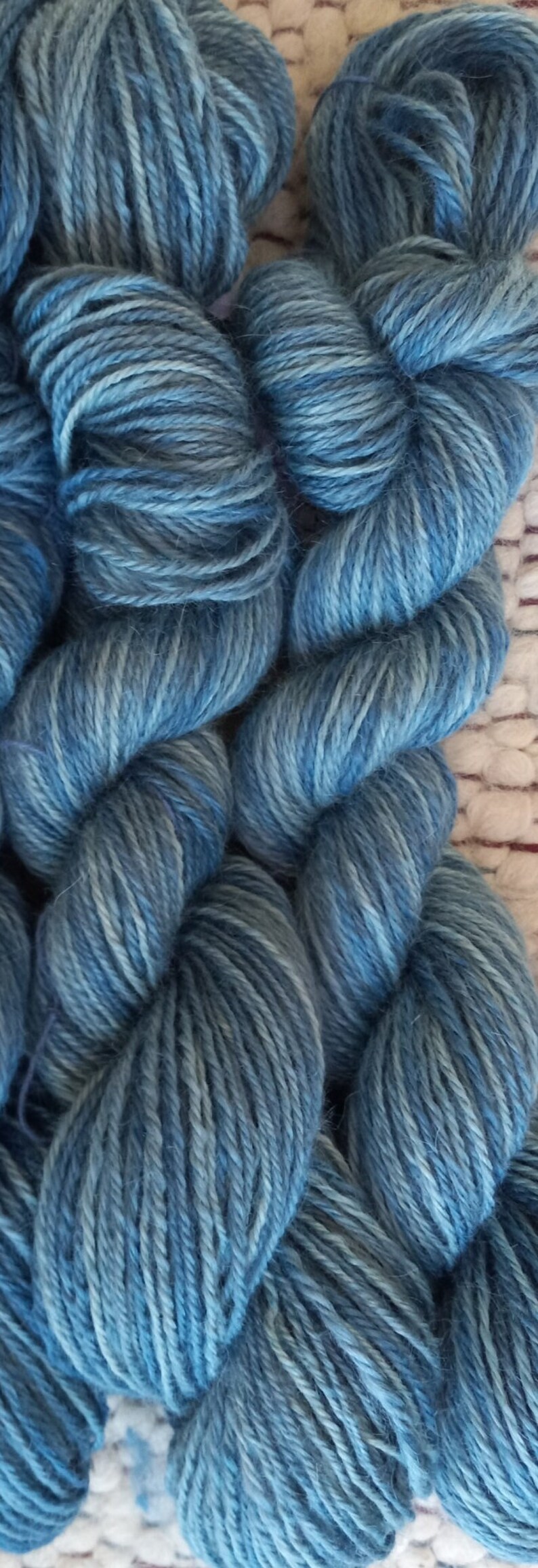 Ssh4 Suri Alpaca & Shetland Wool Yarn Forever in Denim - Etsy