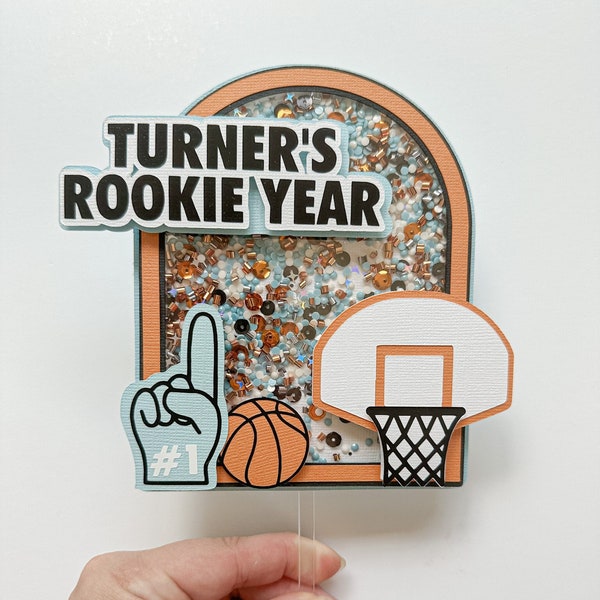 Rookie Year Basketball Cake Topper - Etsy