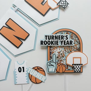 Rookie One, Rookie One Cake Topper, Basketball 1st Birthday, Rookie One ...