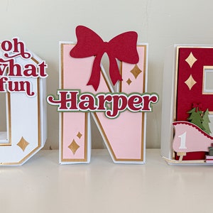 Oh What Fun 3D Letters, Oh What Fun It is to Be One, Oh What Fun ...