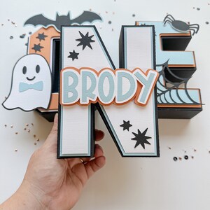 Spooky One 3D Letter, the Spooky One, Spooky One Decor, Spooky One Boy ...