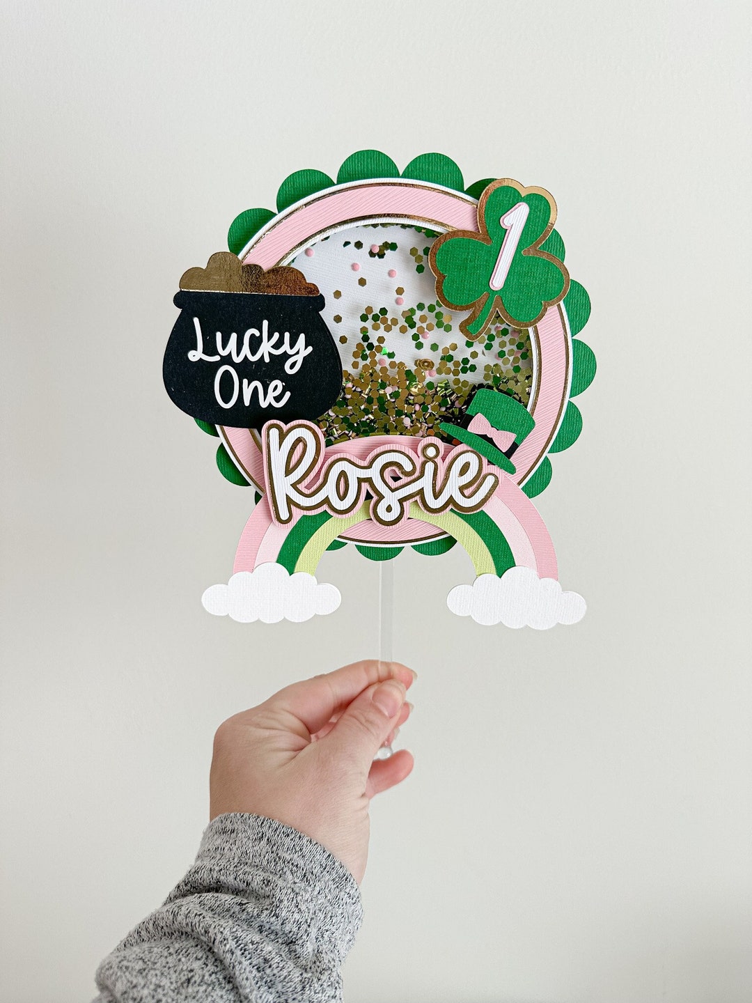 Lucky One Cake Topper, Lucky One First Birthday, Lucky One Party Decor ...