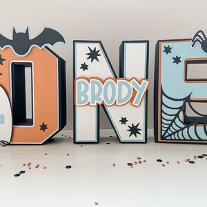 Spooky One 3D Letter, the Spooky One, Spooky One Decor, Spooky One Boy ...