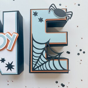 Spooky One 3D Letter, the Spooky One, Spooky One Decor, Spooky One Boy ...