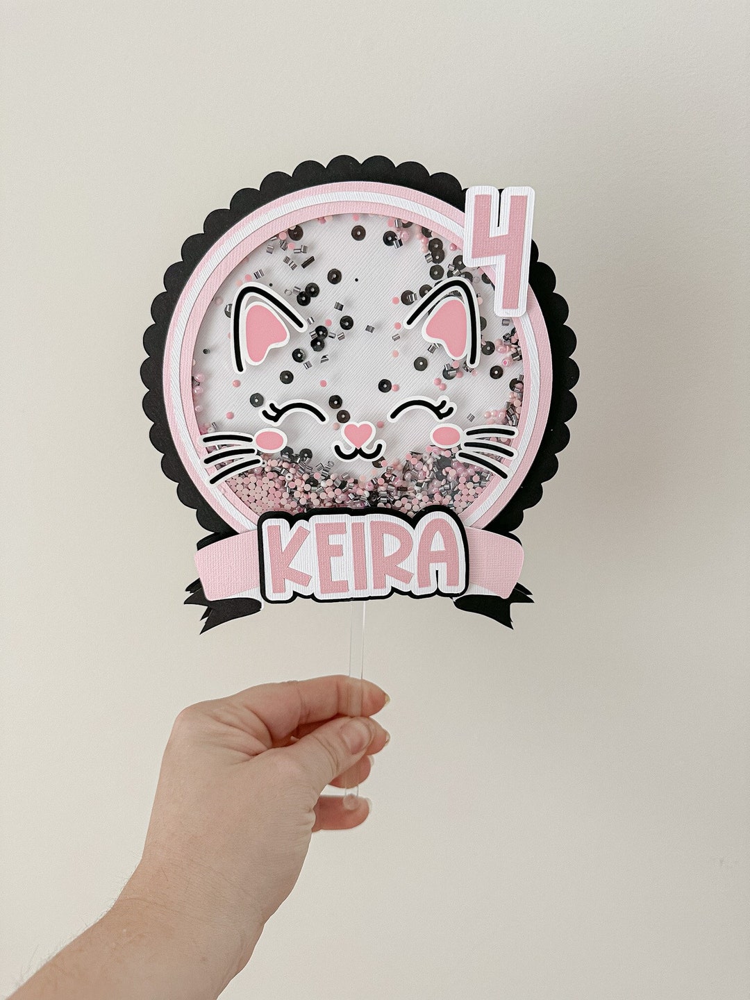Kitten Cake Topper, Cat Cake Topper, Are You Kitten Me Party, Kitty ...