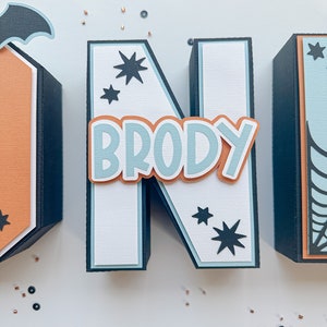 Spooky One 3D Letter, the Spooky One, Spooky One Decor, Spooky One Boy ...