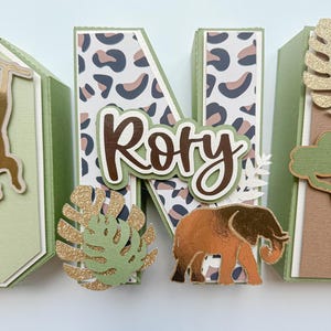 Wild One 3d Letters, Wild One Birthday Decor, Wild One Birthday, Safari ...