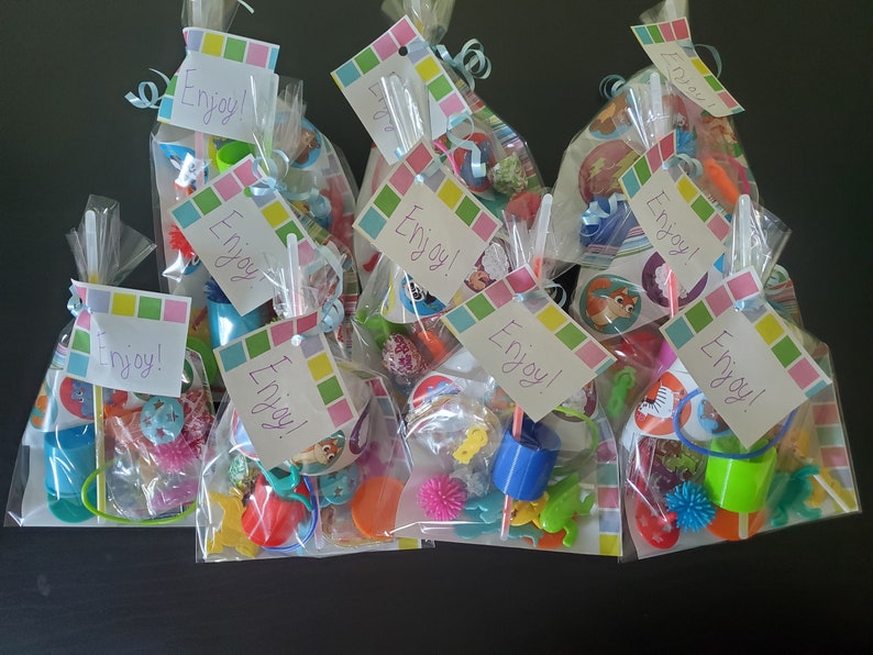 Children's Pre-filled Goodie Bags, Boys/girls Kids Party - 10 Ct - Etsy