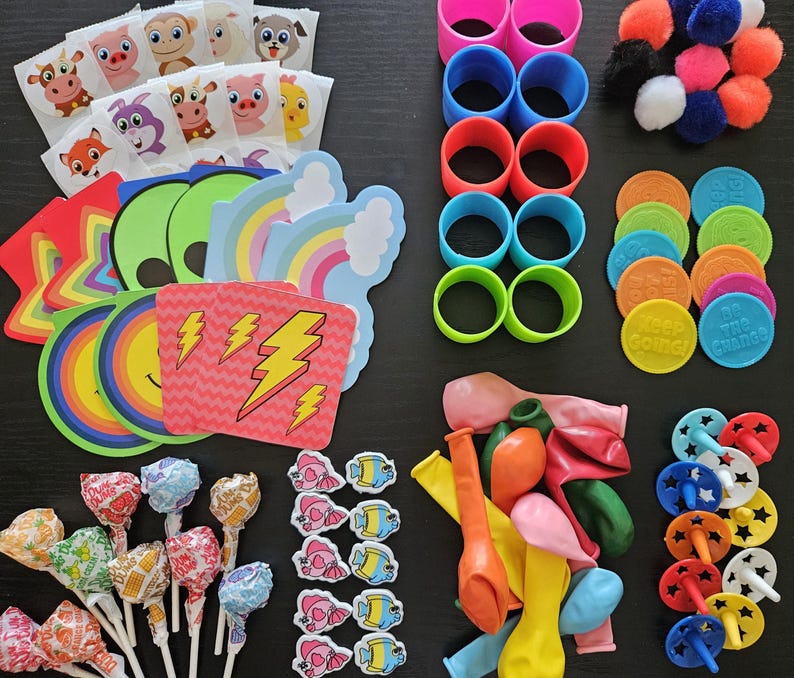 Children's Pre-filled Goodie Bags, Boys/girls Kids Party - 10 Ct - Etsy