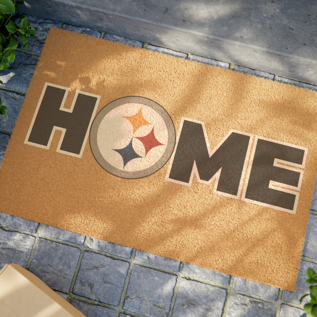 Steelers Football Welcome Mat: Pittsburgh Season, Fan Gift - Etsy