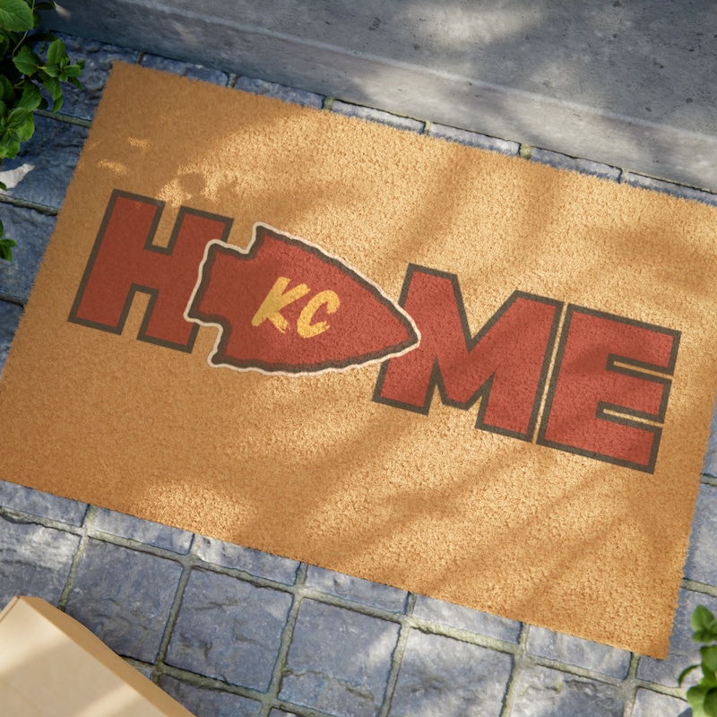 Kansas City Chiefs Door Mat - Etsy