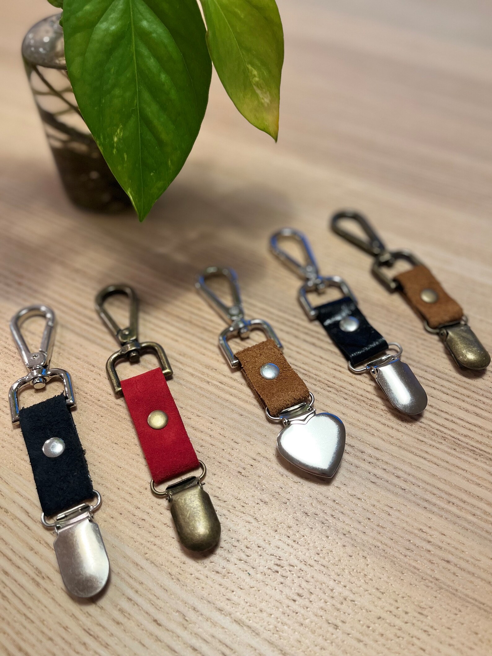 Leather Hat Clip for Purse, Backpack, or Tote Bag - Etsy