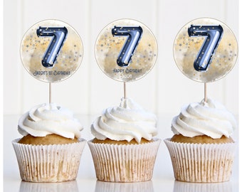 Cupcake 7th Birthday - Etsy