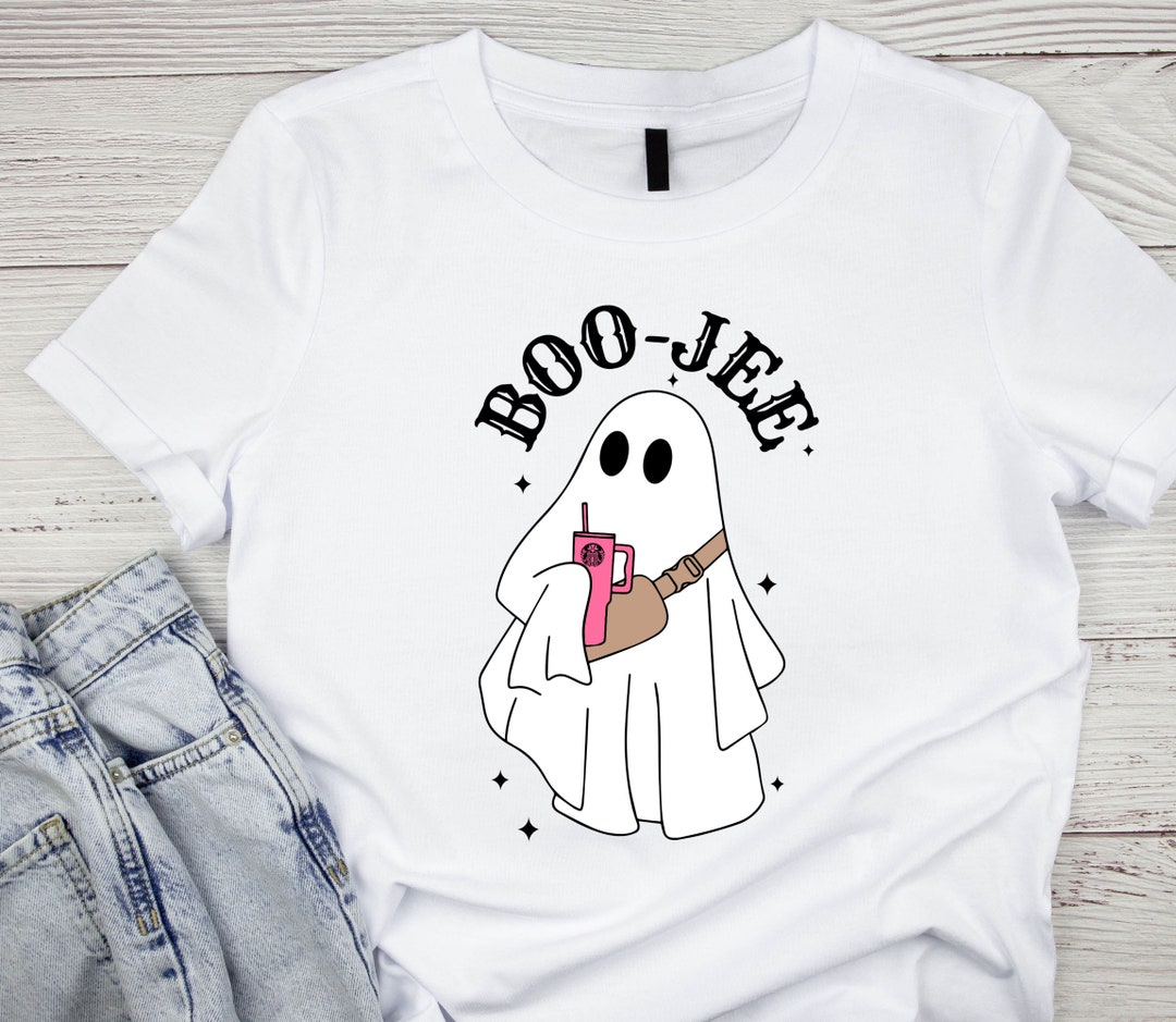 Halloween Retro Ghost Dtf Transfer, Cute Ghost Ready to Press ...