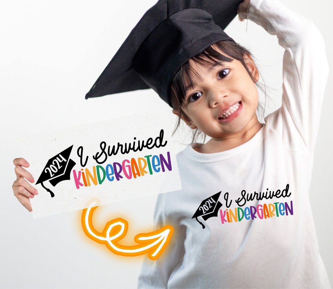 Kindergarten Graduation DTF Transfer: T-shirt Design - Etsy