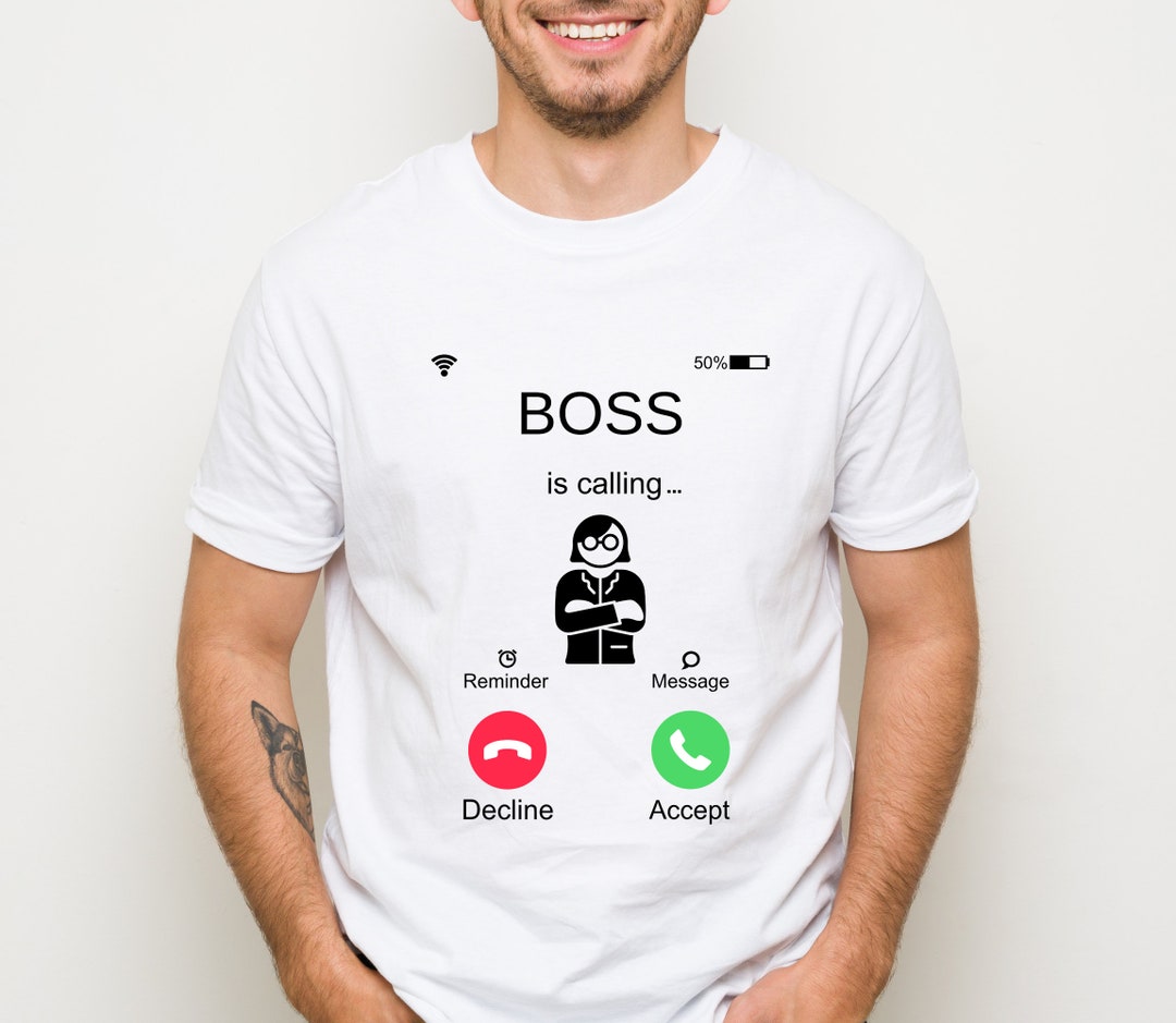 Boss DTF Transfer - Boss is Calling - Ready to Press Heat Transfers for ...
