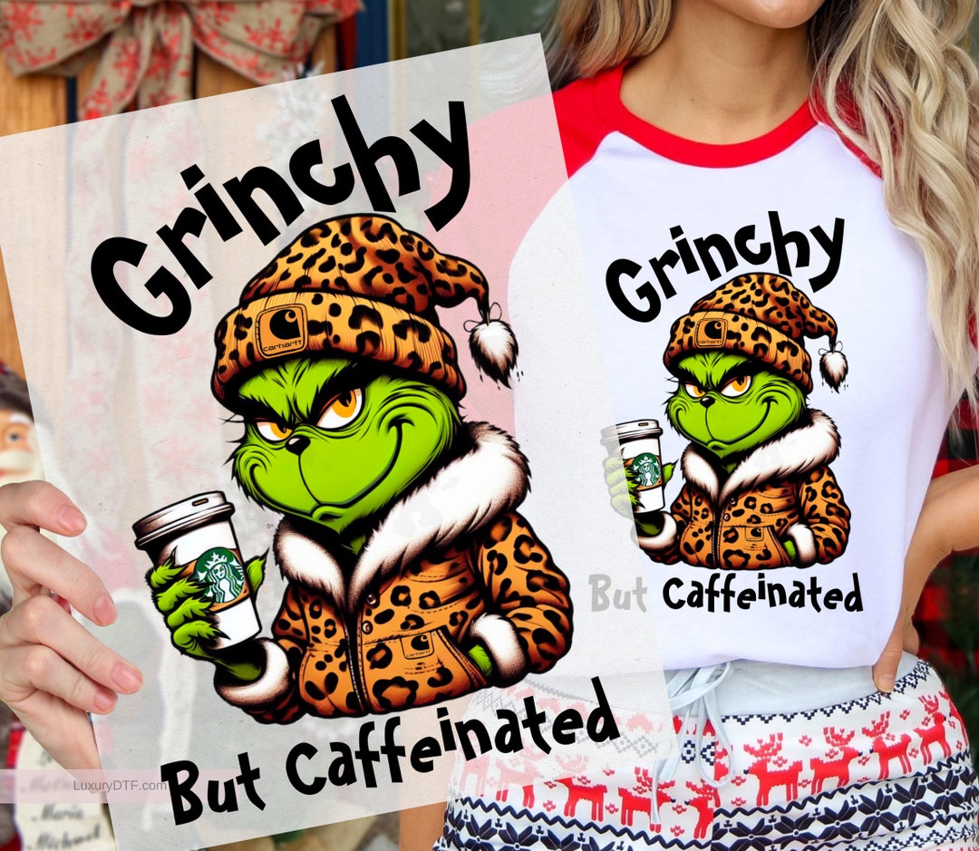 Grinch Christmas Dtf, Coffee Grinch, Grinch Christmas Transfers, Christmas Grinch Designs ...