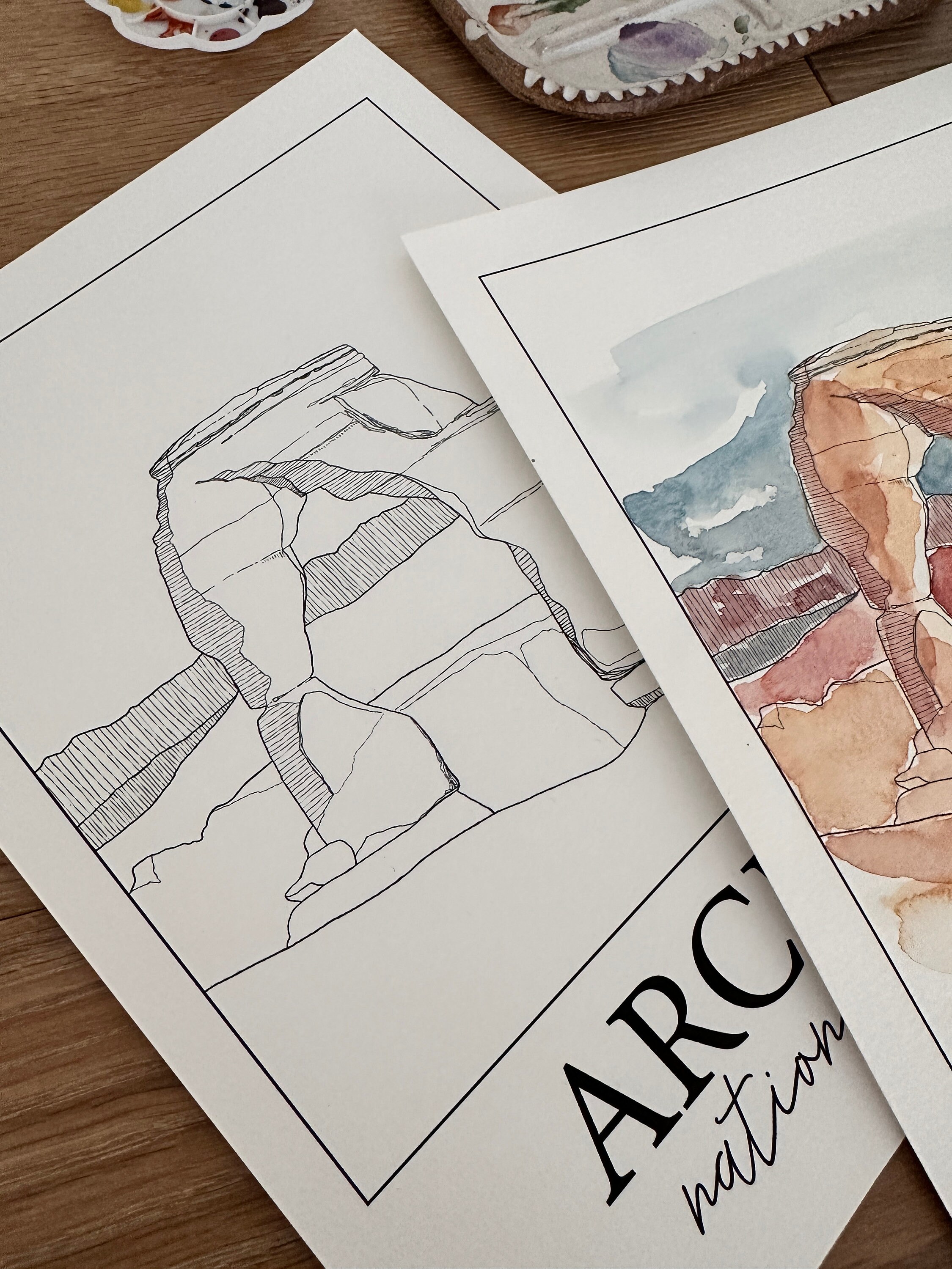 Arches DIY Watercolor Kit Moab Art Kit Christmas Gift for Creatives ...