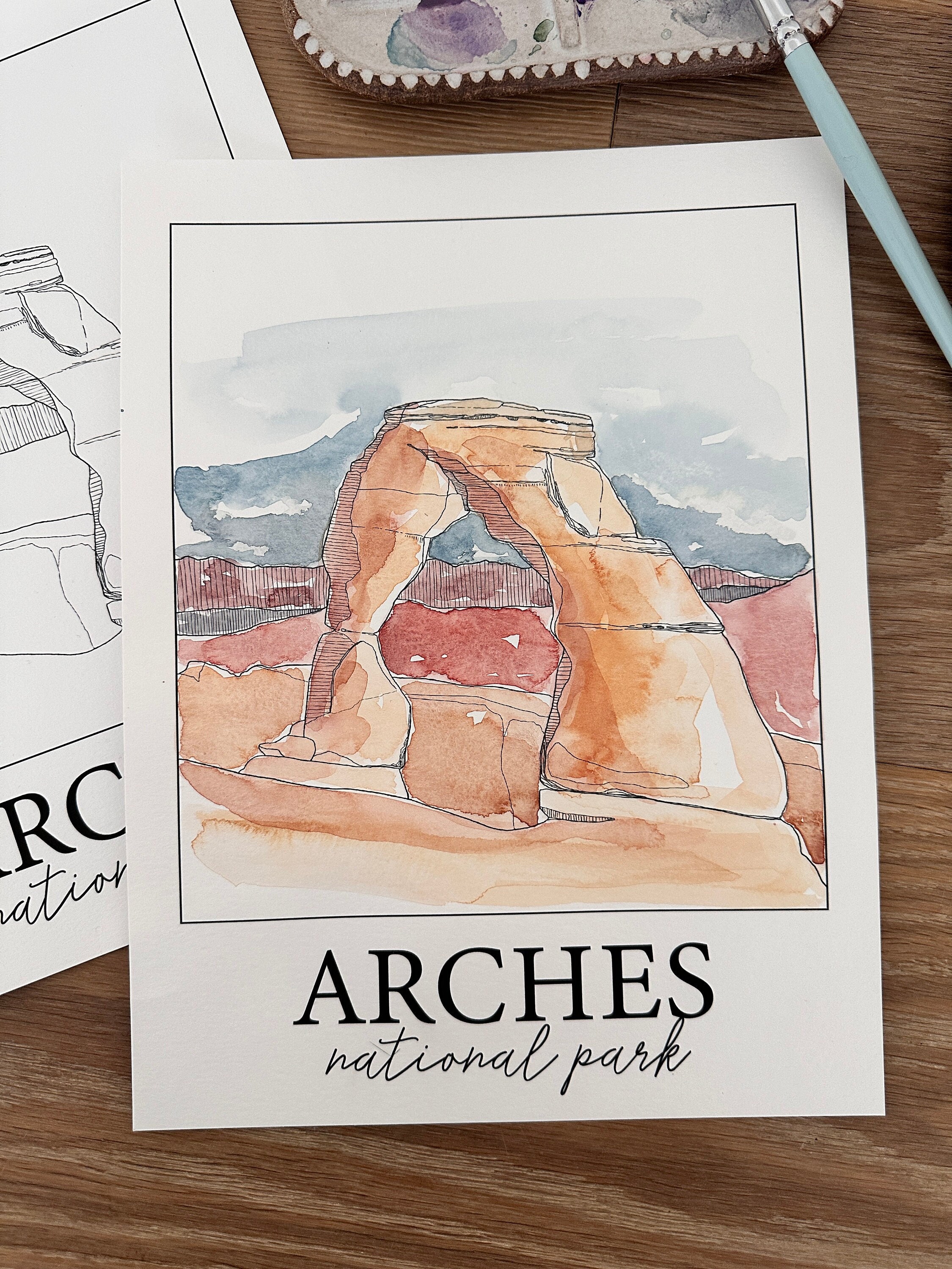 Arches DIY Watercolor Kit Moab Art Kit Christmas Gift for Creatives ...