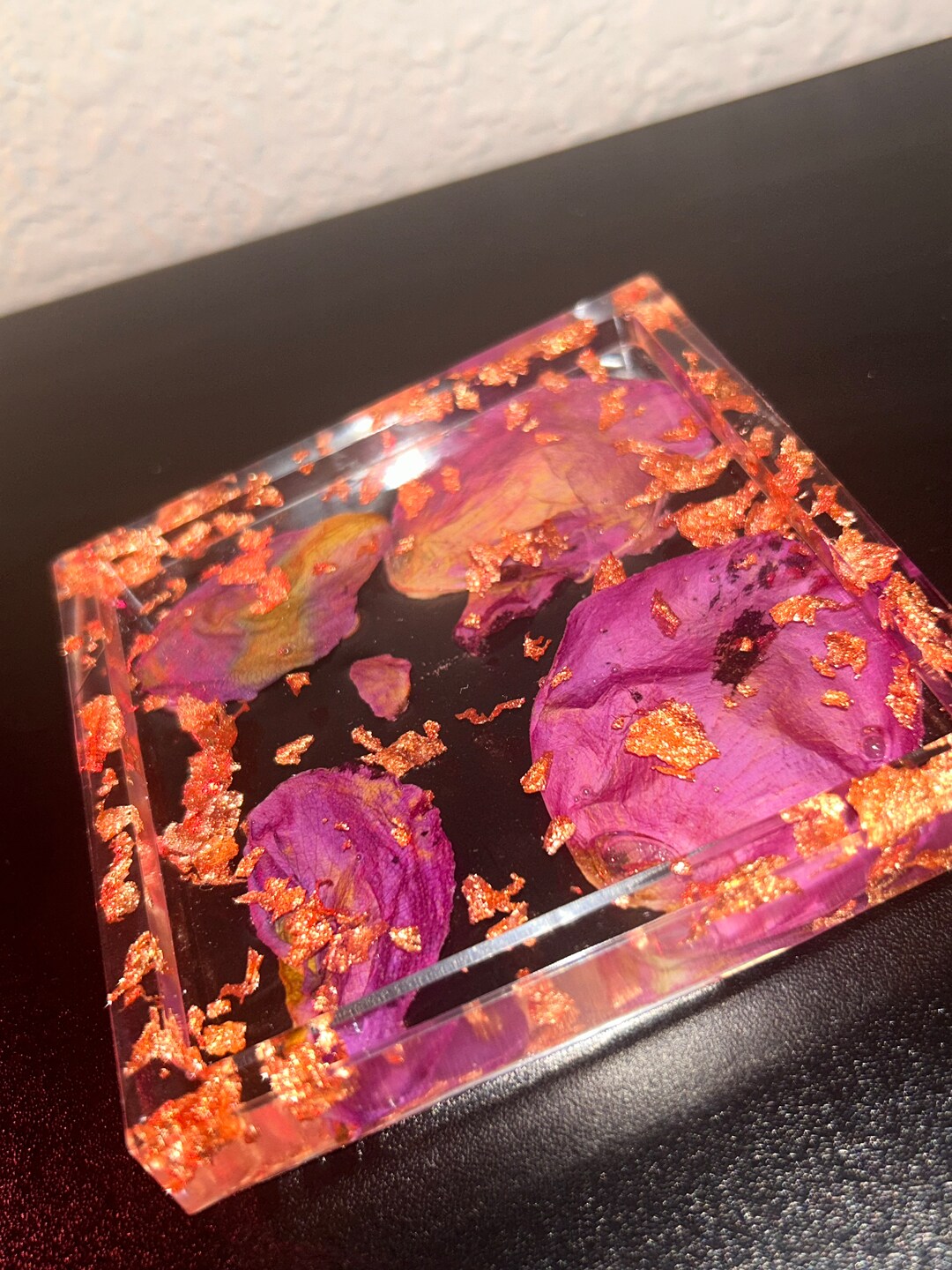 Resin Rose Tray - Etsy