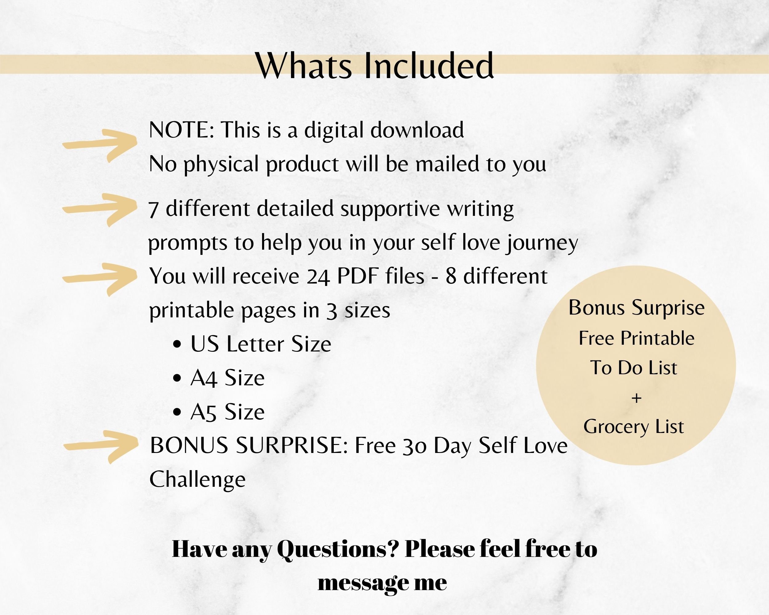 7 Self Love Writing Prompts, Self Care Worksheet Planner Printable ...