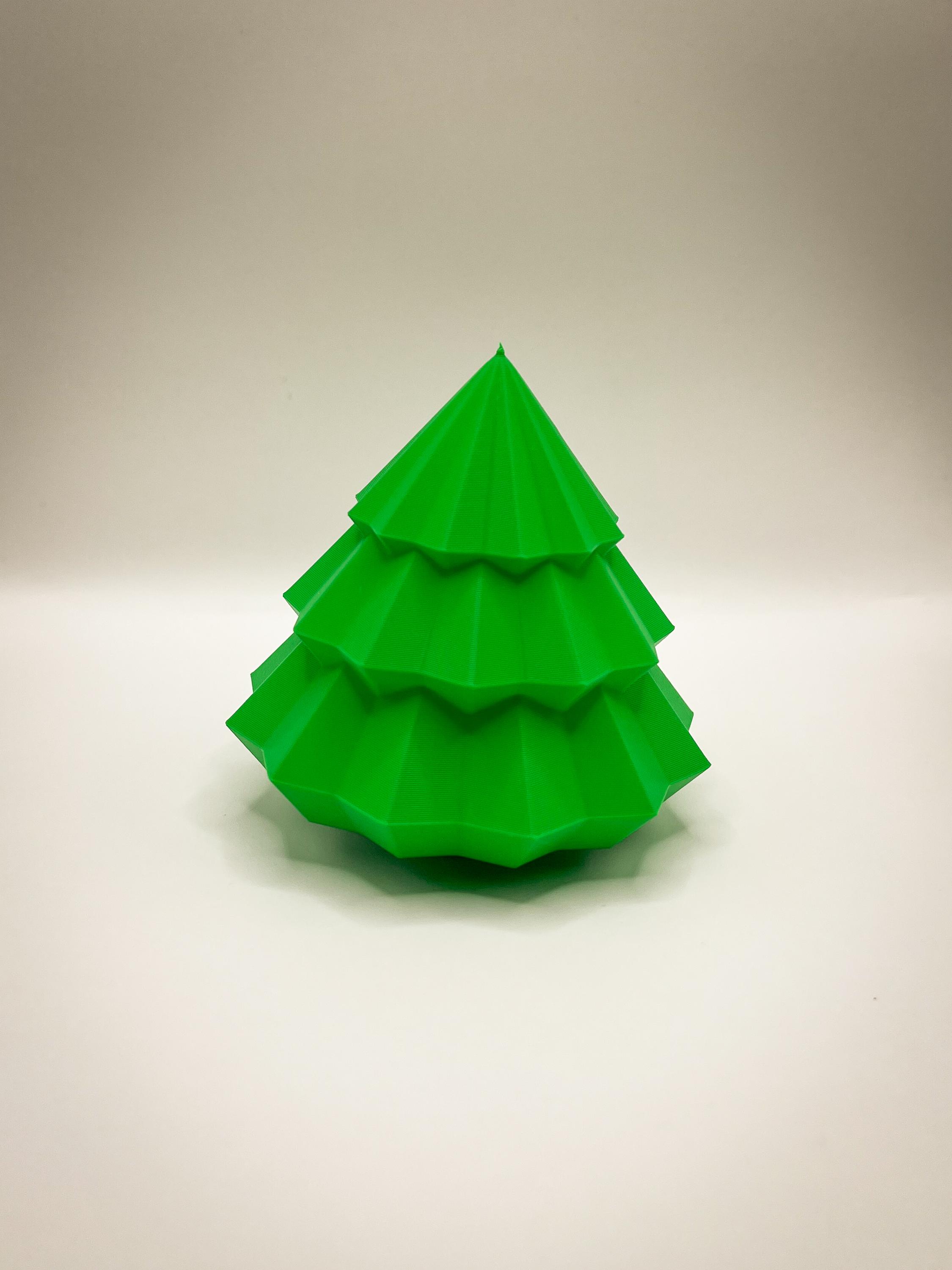 Cozy Tea Light Christmas Tree, Modern Holiday Décor, 3D Printed, Desk ...