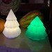 Cozy Tea Light Christmas Tree, Modern Holiday Décor, 3D Printed, Desk ...