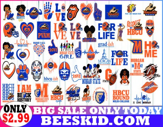 Bundle 56 Morgan State Football Team Svg Morgan State Svg - Etsy
