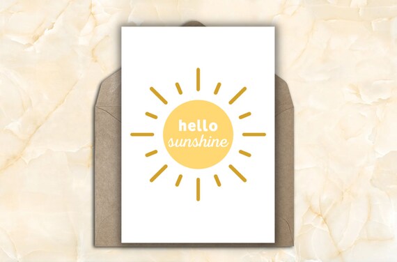 PRINTABLE Greeting Card - Etsy