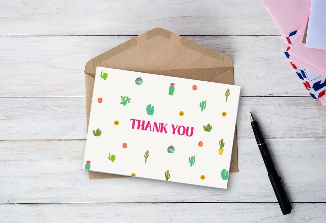 PRINTABLE Thank You Card - Etsy