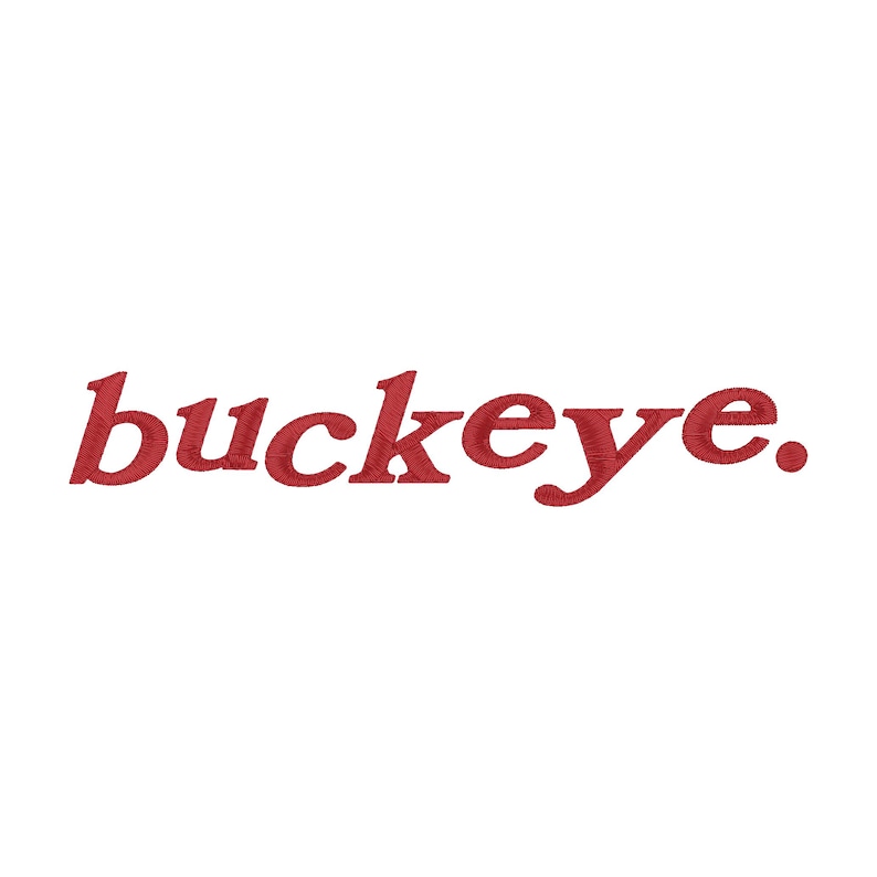 Buckeye. Machine Embroidery Design - Etsy