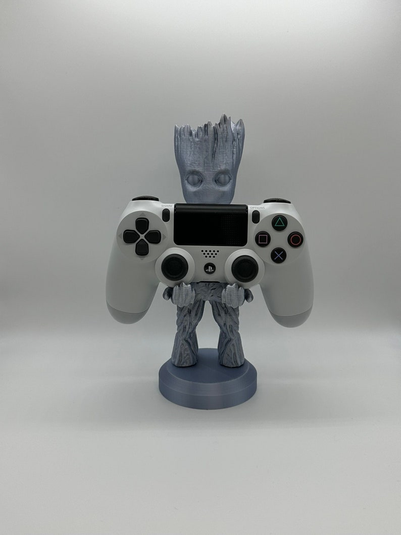 Groot Controller Stand | Phone Holder, Gaming, Room Decor, Office, Desktop - Etsy