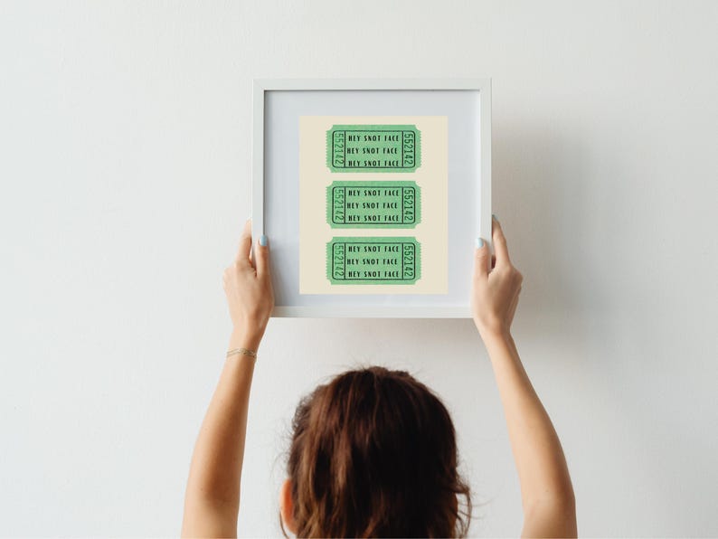Drop Dead Fred, Movie Buff, Digital Print, Playroom, Gift for Movie ...