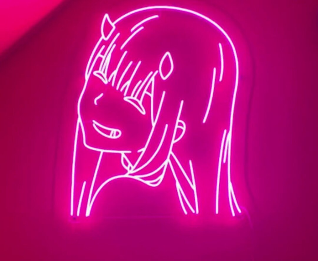 Zero Two Neon Sign Anime Decor, Anime Neon Sign,led Neon Light, Decor ...