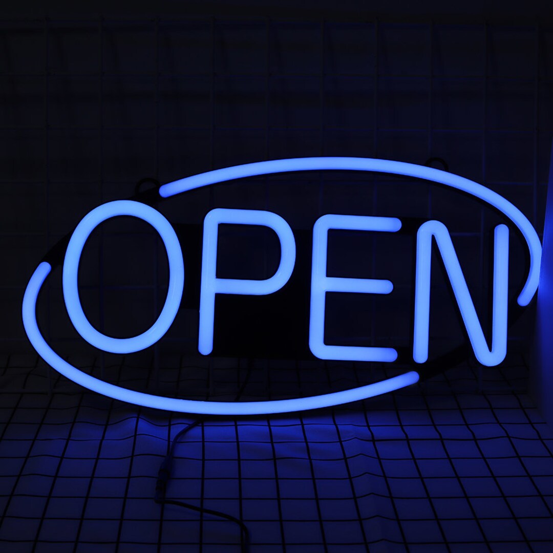 Open Sign Bar Shop Decoration, Open Led Sign, Home Decor, Bar Neon Sign ...