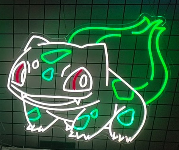 Pokemon Neon Sign Pokeball Pikachu Bulbasaur Squirtle Led - Etsy UK