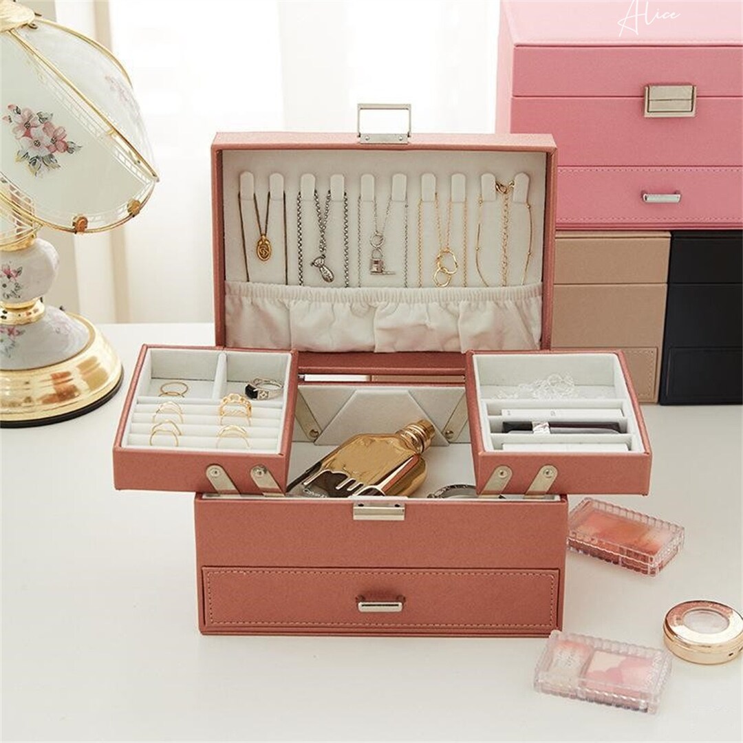 Personalized Jewelry Organizer Box Jewelry Box for Women - Etsy