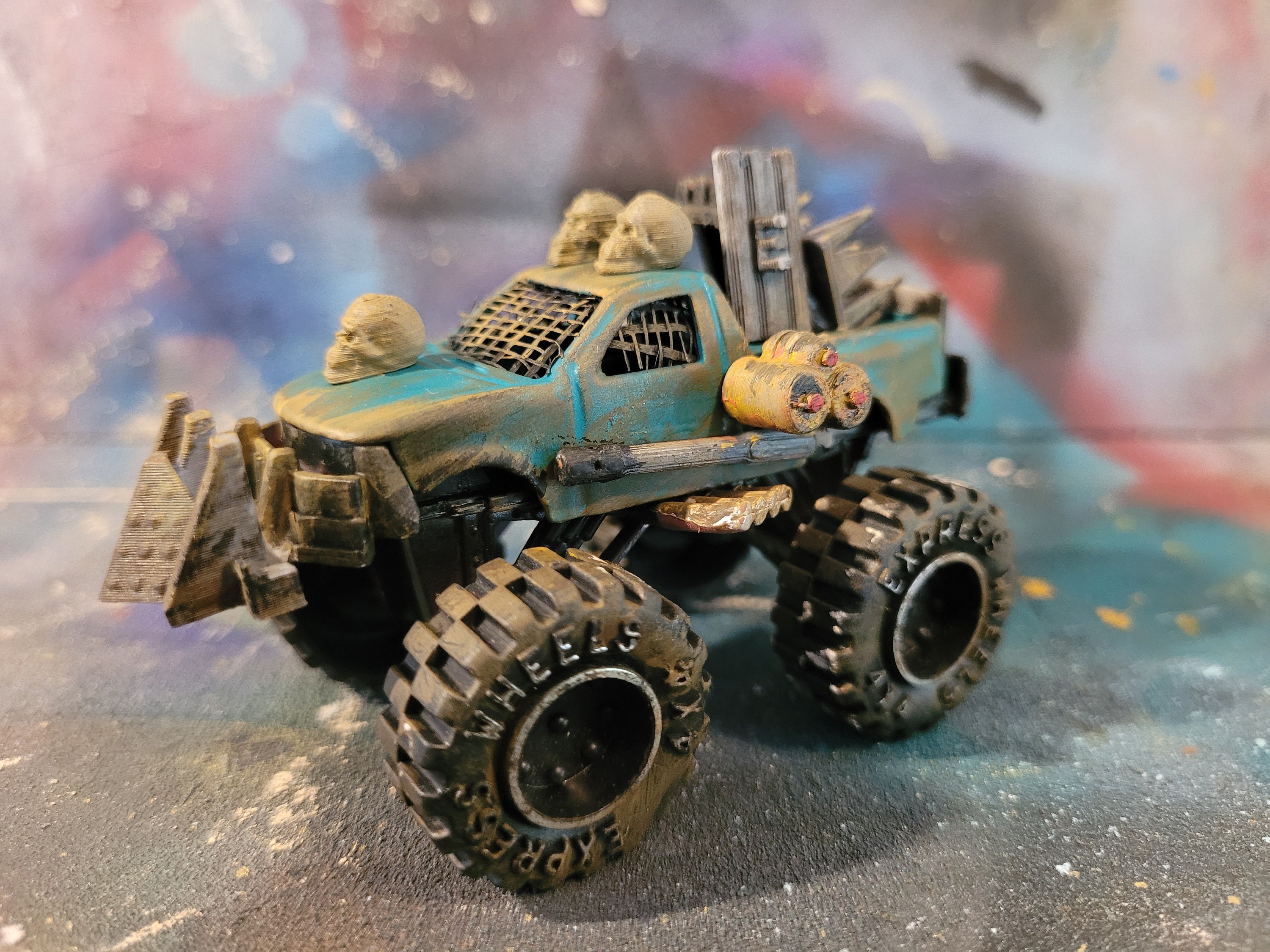 Gaslands Monster Truck sludge Hand-painted Miniature - Etsy