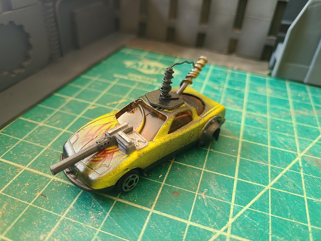 Gaslands Car - ”lightning Rod” - Hand-painted Miniature - Etsy