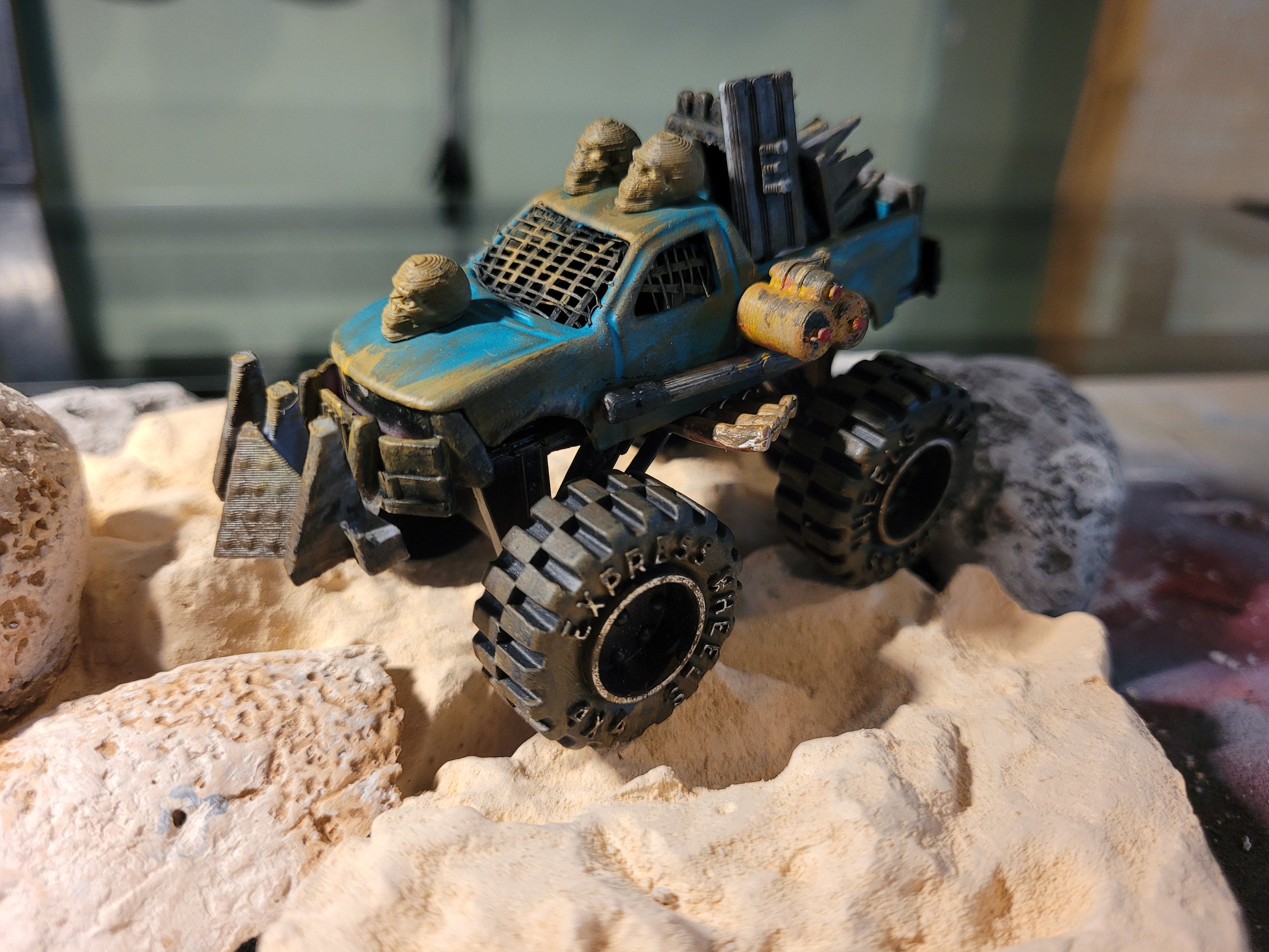 Gaslands Monster Truck sludge Hand-painted Miniature - Etsy