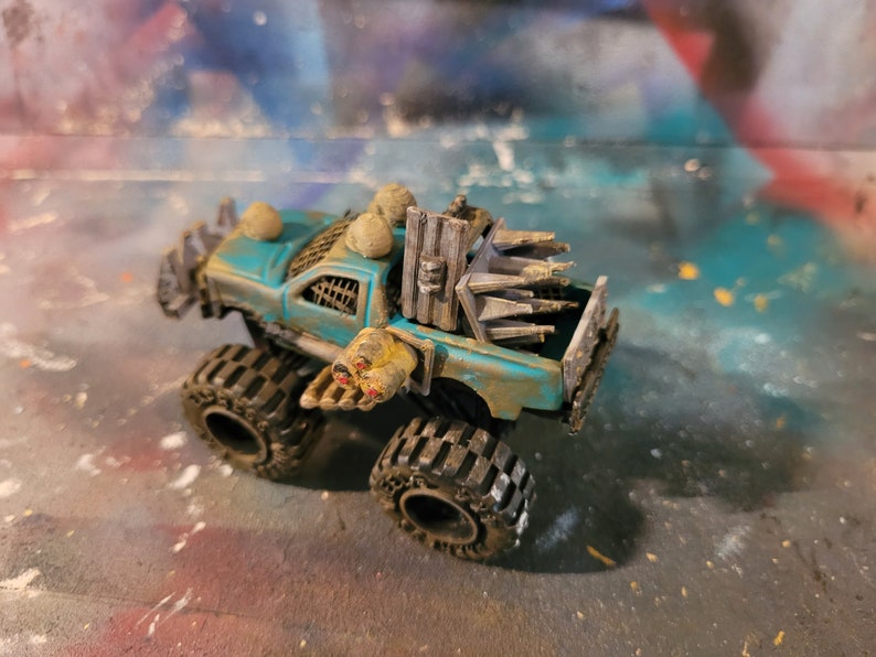 Gaslands Monster Truck sludge Hand-painted Miniature - Etsy