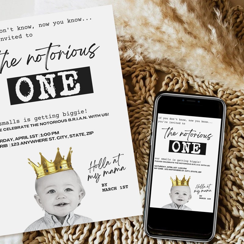 The Notorious One Birthday - Etsy