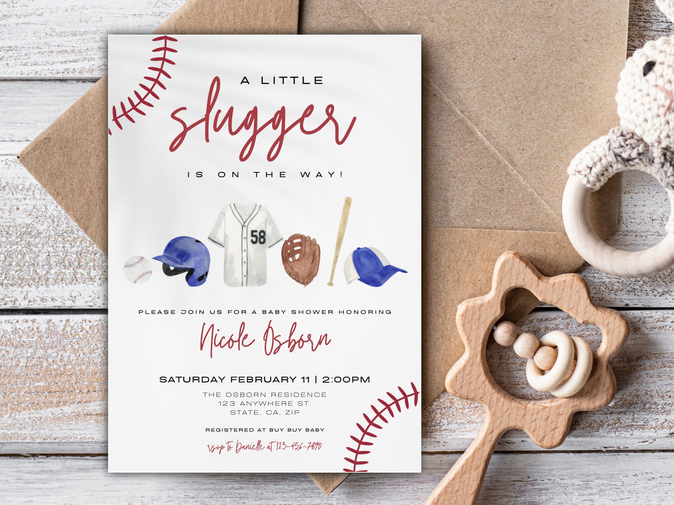 Baseball Baby Shower Bundle Baseball Baby Shower Invitation - Etsy