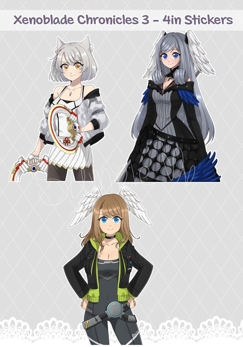 Xenoblade Chronicles 3: 4in Stickers - Etsy