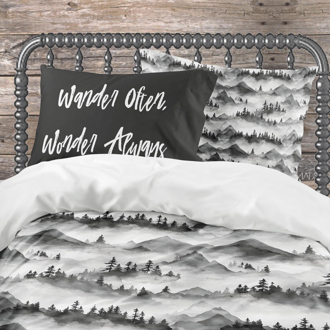 Woodlands Comforter, Mountain and Forest Bedding for Woodland Bedroom ...