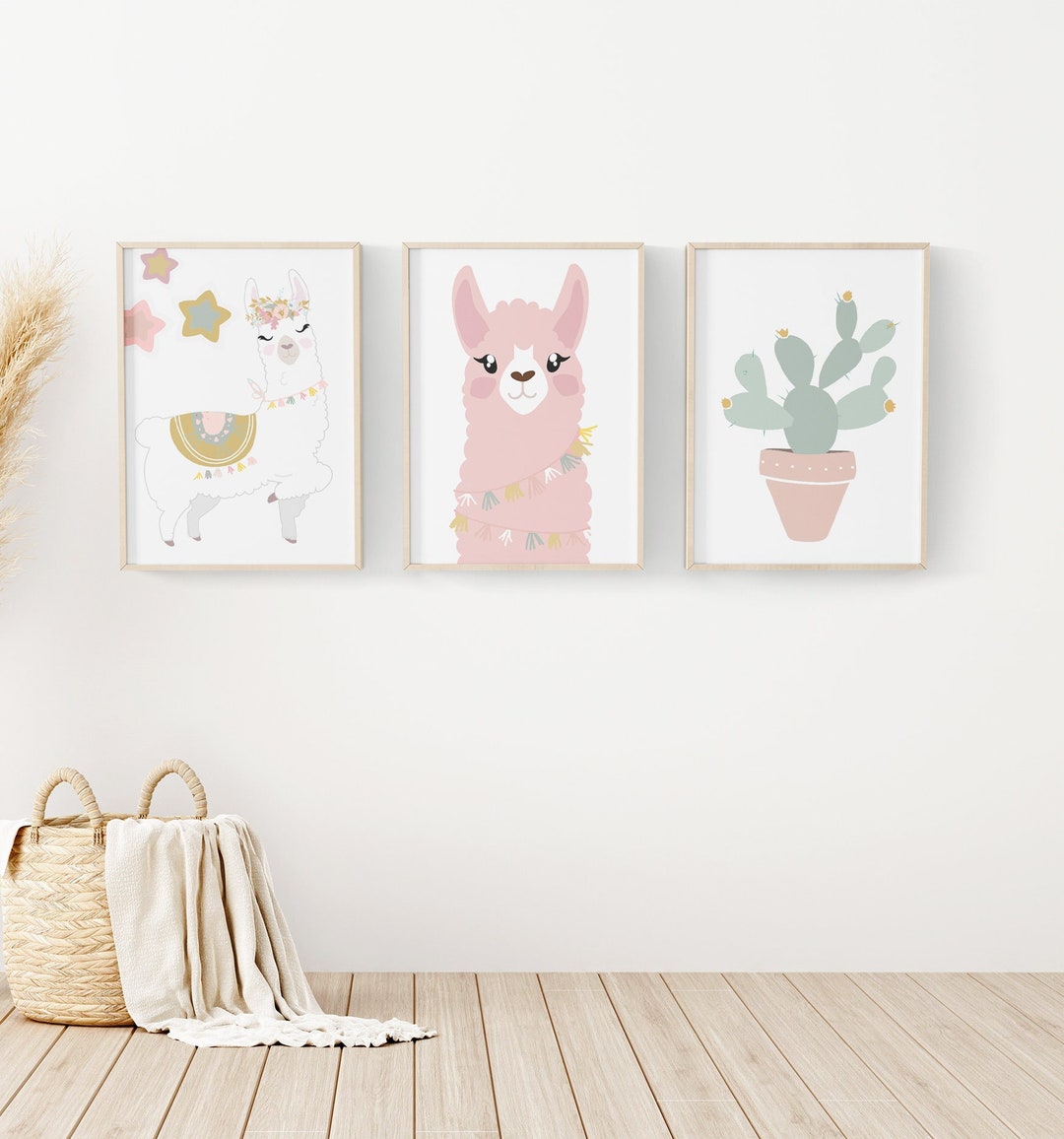 Llama Nursery Decor, Llama Wall Prints - Etsy