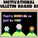 Motivational Bulletin Board Kit | Spring Board | Bulletin Board Decor ...