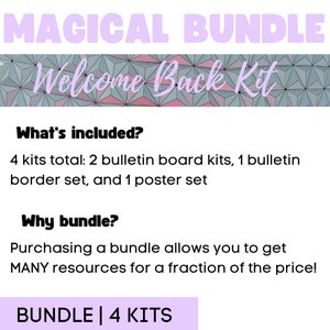 Magical Classroom Decor Bundle Bulletin Board Back to School Kit Fall ...